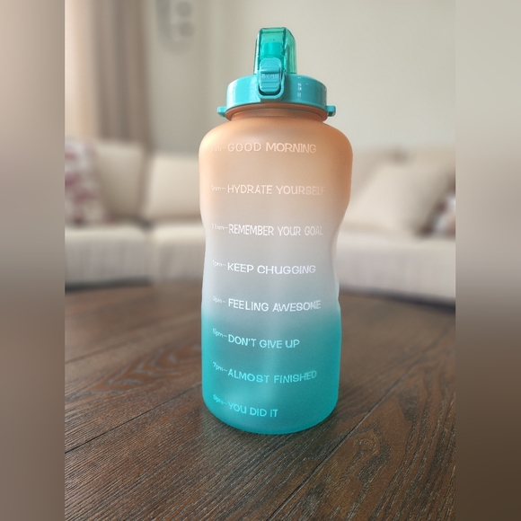 Venture | Dining | Nwot Venture Pal Gallon Hydrate Bottle Orange And ...
